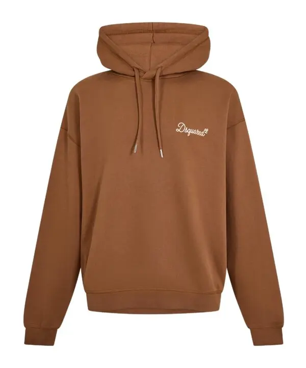 Dsquared2 Cotton Hoodie With Logo Detail