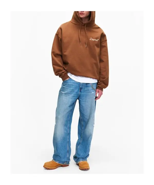 Dsquared2 Cotton Hoodie With Logo Detail
