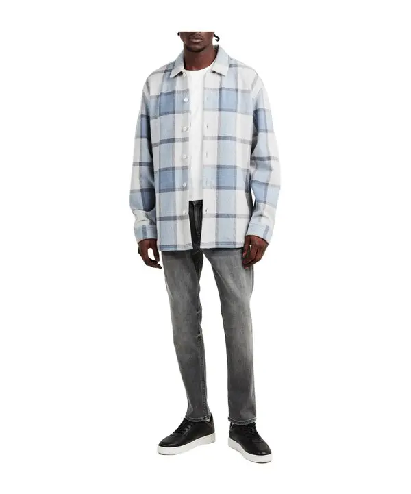 Hugo Boss Color-blocked Plaid Jacket