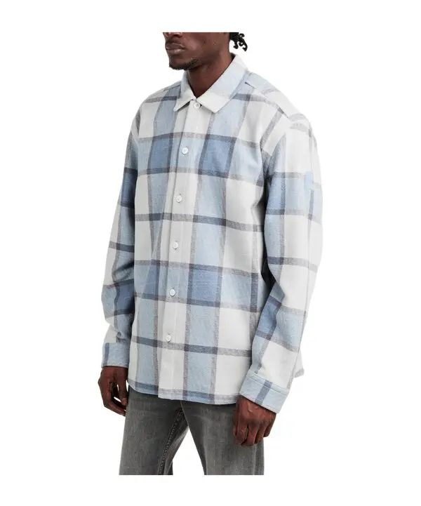 Hugo Boss Color-blocked Plaid Jacket