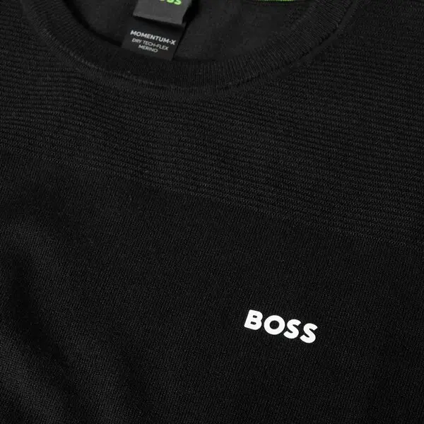 Hugo Boss Crew Neck Long-sleeve Knit Top