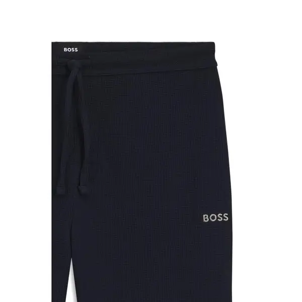Hugo Boss Waffle Cuffed Casual Pants