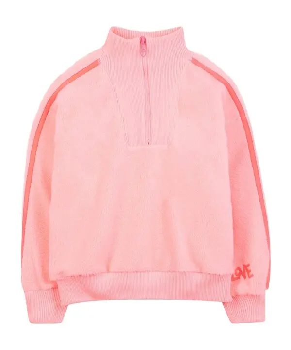 BILLIEBLUSH Zip-up Fleece Sweatshirt