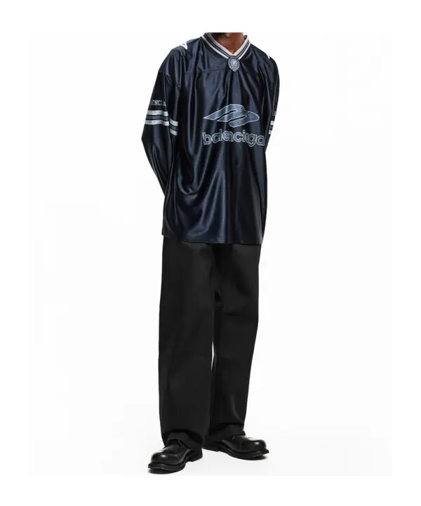 Balenciaga Solid Straight Leg Pants