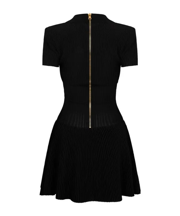 Balmain Short-sleeved Knit Dress