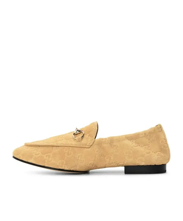 Gucci Logo Embossed Horsebit Loafers