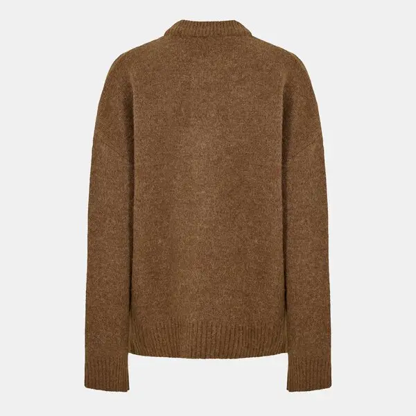 AMI Paris Round-neck Knit Cardigan