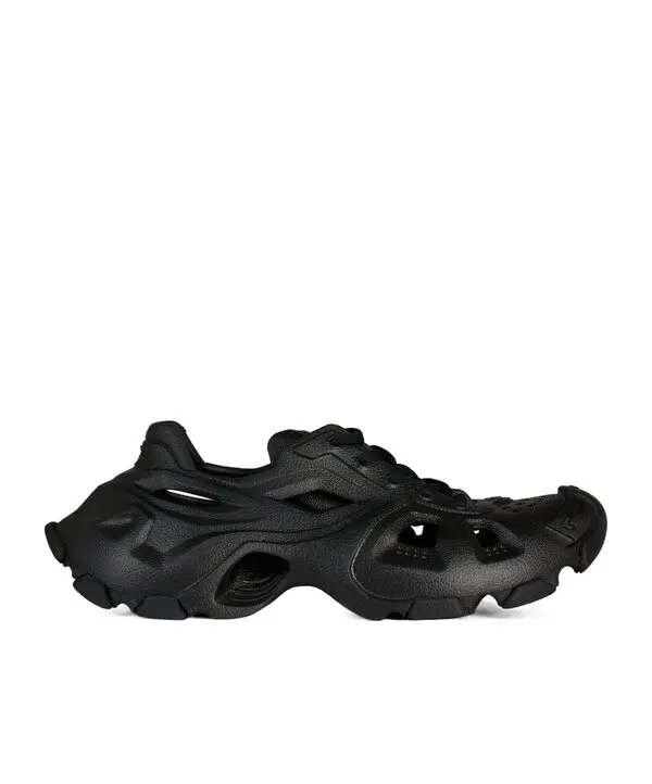 Balenciaga Lace-up Casual Sneakers - Black