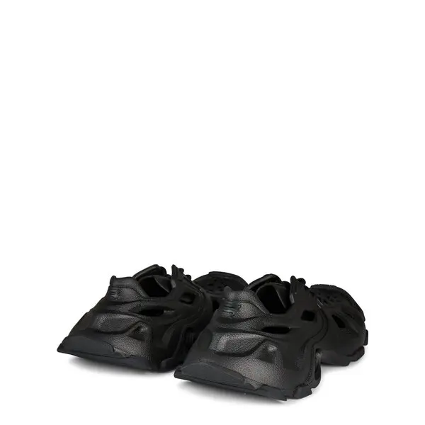 Balenciaga Lace-up Casual Sneakers - Black