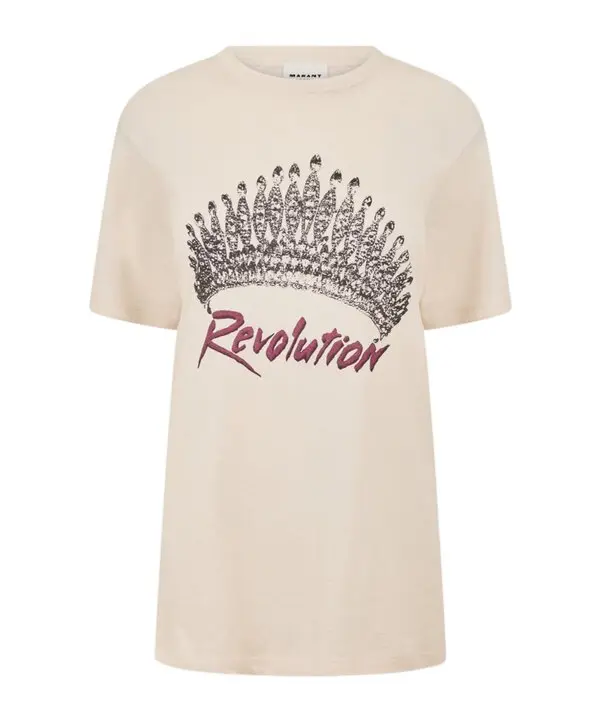 Isabel Marant Étoile Revolution" Printed T-shirt