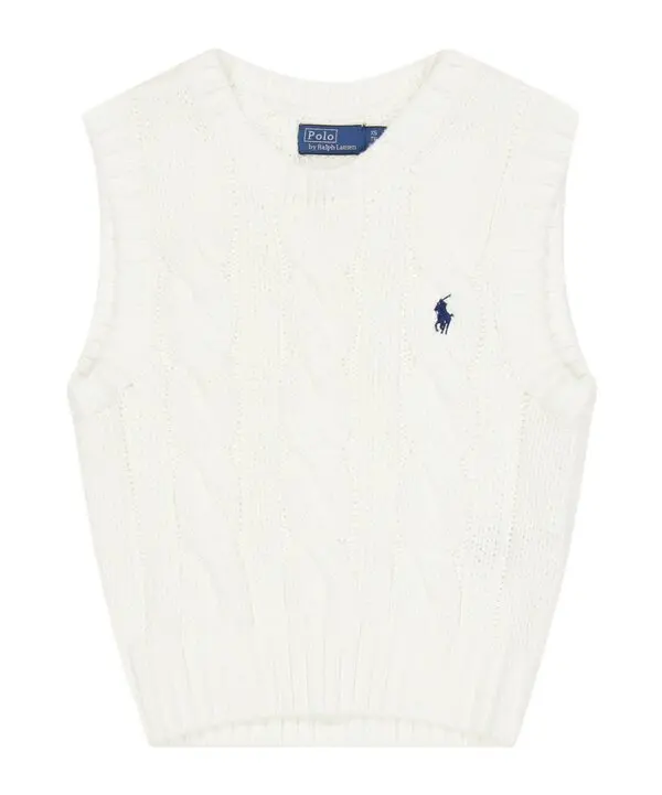 Polo Ralph Lauren Cable-knit Sleeveless Vest