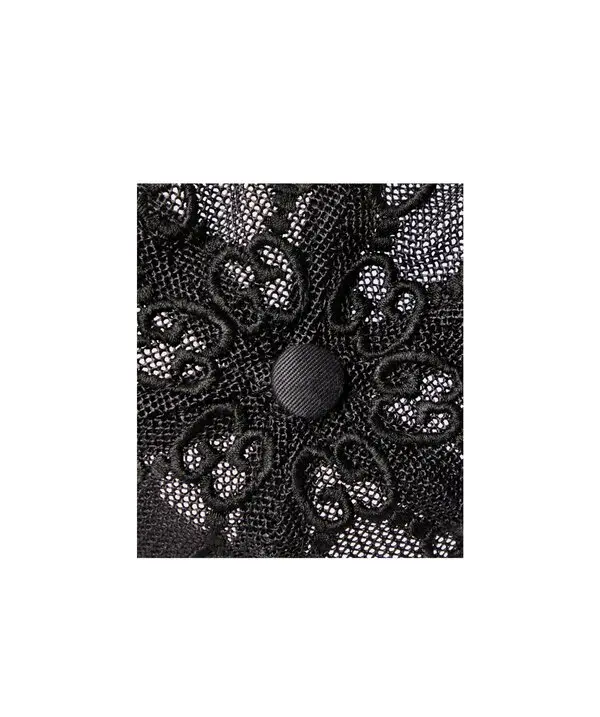 Gucci Lace Monogram Baseball Cap