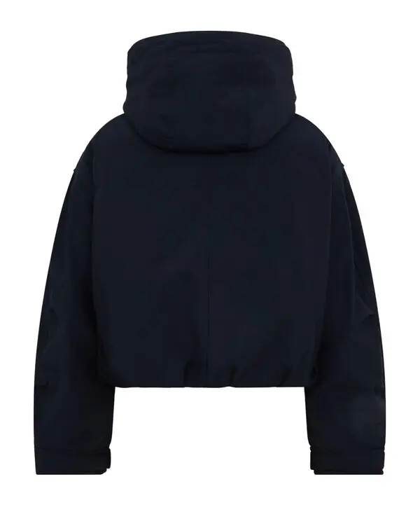 Moncler Cropped Hooded Jacket