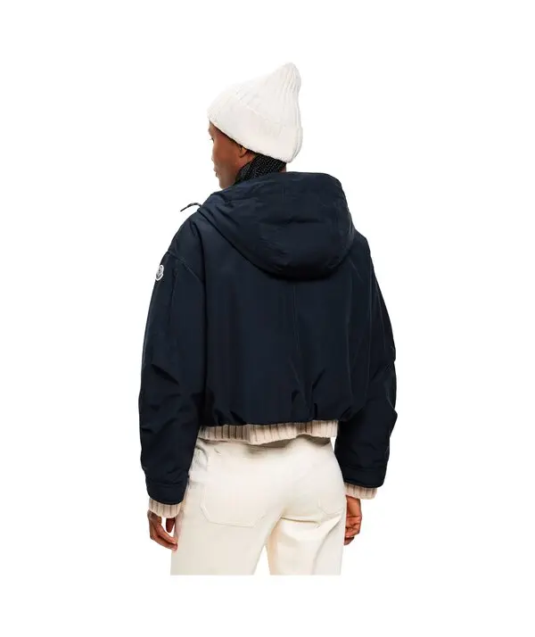 Moncler Cropped Hooded Jacket