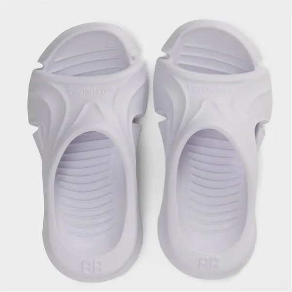 Balenciaga Molded Patchwork Rubber Slides