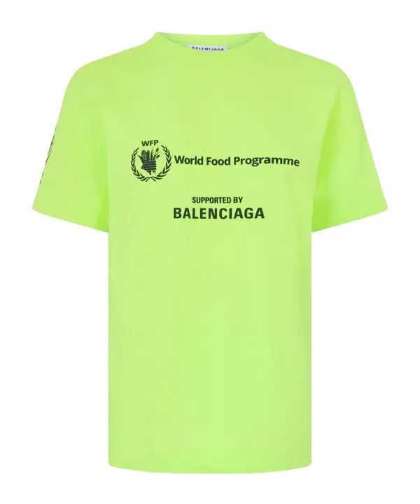 Balenciaga World Food Programme Printed T-shirt