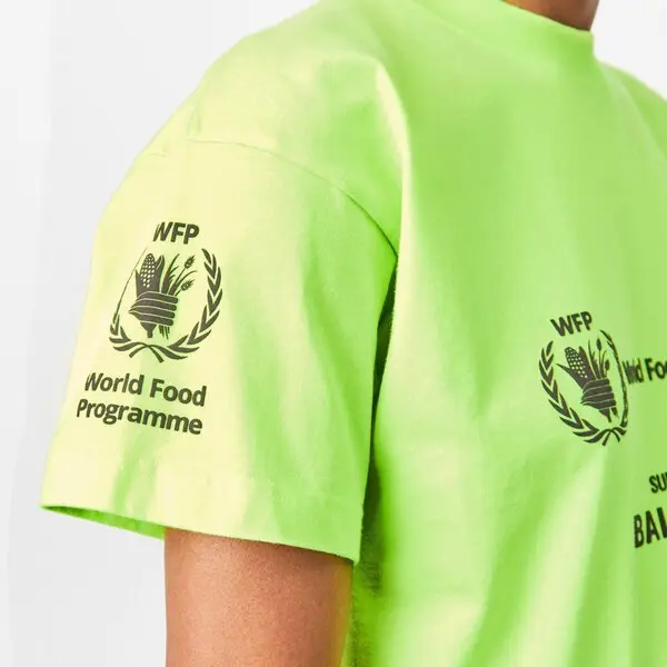 Balenciaga World Food Programme Printed T-shirt