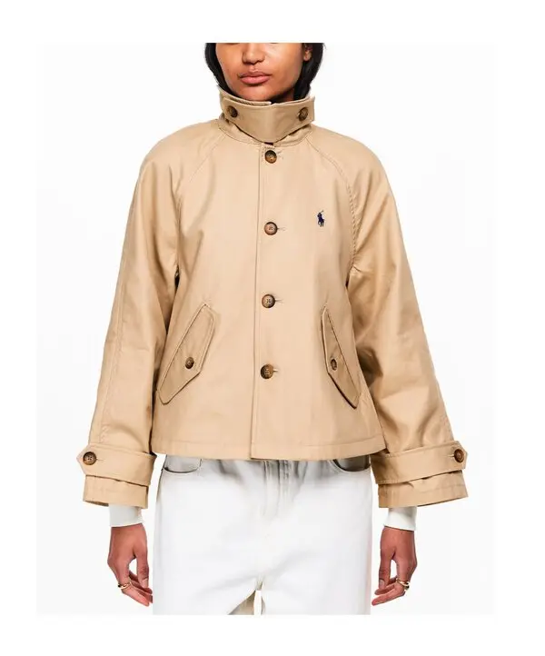 Polo Ralph Lauren Single-breasted Coat With Stand Collar