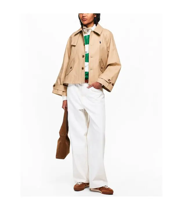 Polo Ralph Lauren Single-breasted Coat With Stand Collar