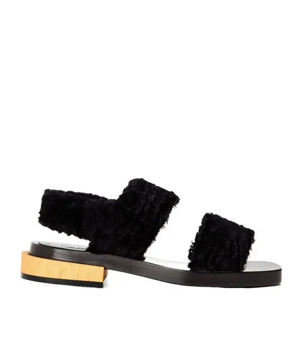Gucci Open Toe Logo High-heeled Sandals