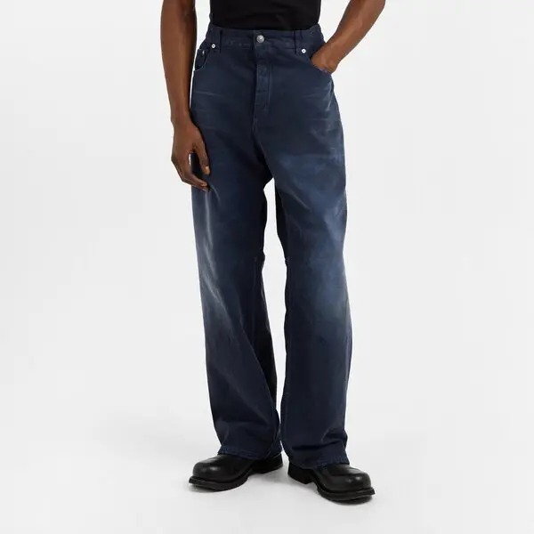 Balenciaga Straight Leg Denim Pants