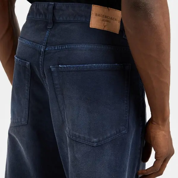 Balenciaga Straight Leg Denim Pants