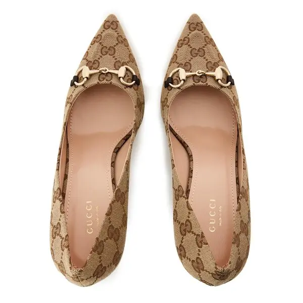 Gucci Horsebit Pointed-toe Stiletto Heels