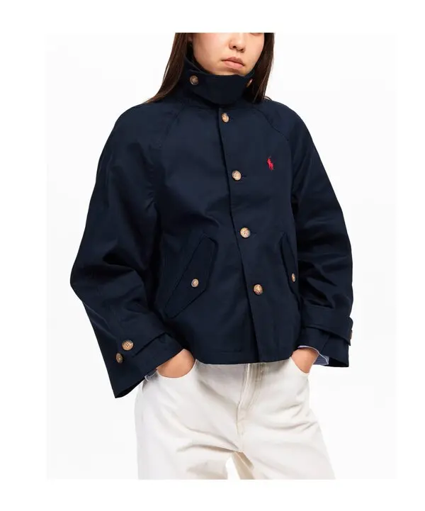 Polo Ralph Lauren Single-breasted Stand Collar Coat