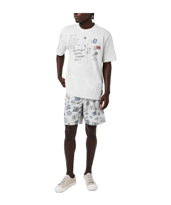 Fendi Postcard Regular Fit T-shirt - White