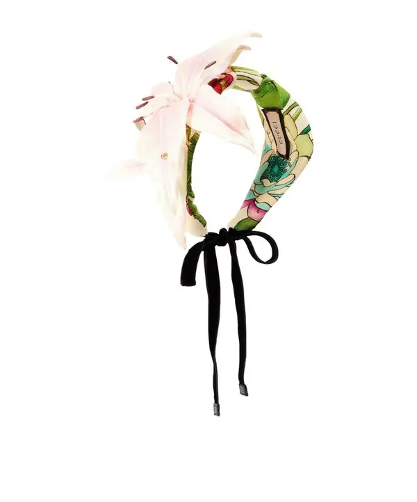 Gucci Colorful Floral Print Fabric Headband