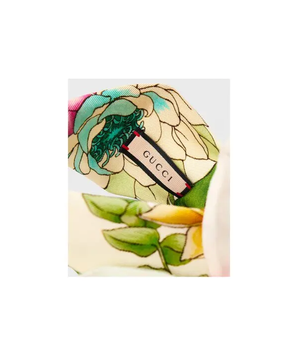 Gucci Colorful Floral Print Fabric Headband
