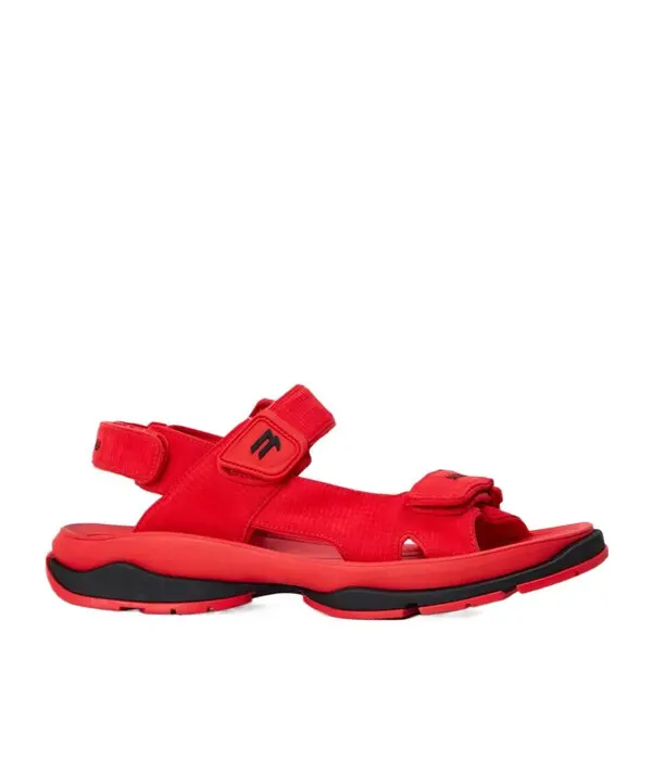 Balenciaga Logo Detail Flat Sandals