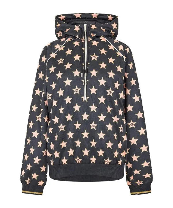 Gucci Weather Resistant Softshell Jacket With Star Print