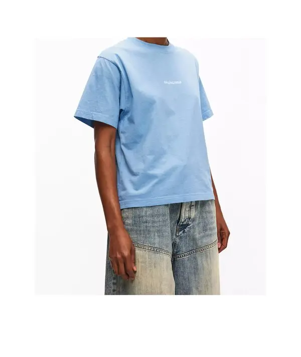 Balenciaga Logo Embroidered T-shirt