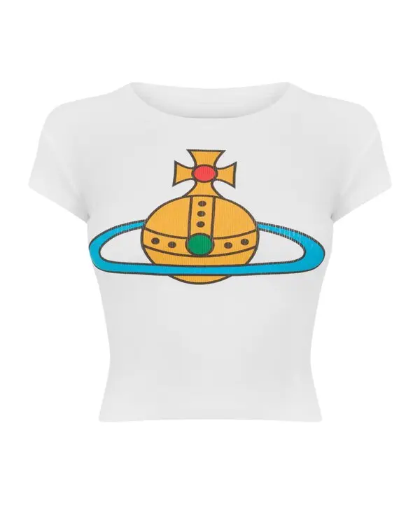 VIVIENNE WESTWOOD Orb Print Baby Tee