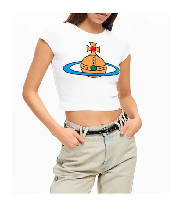 VIVIENNE WESTWOOD Orb Print Baby Tee