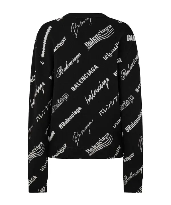 Balenciaga Logomania Crew Sweater