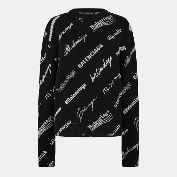 Balenciaga Logomania Crew Sweater