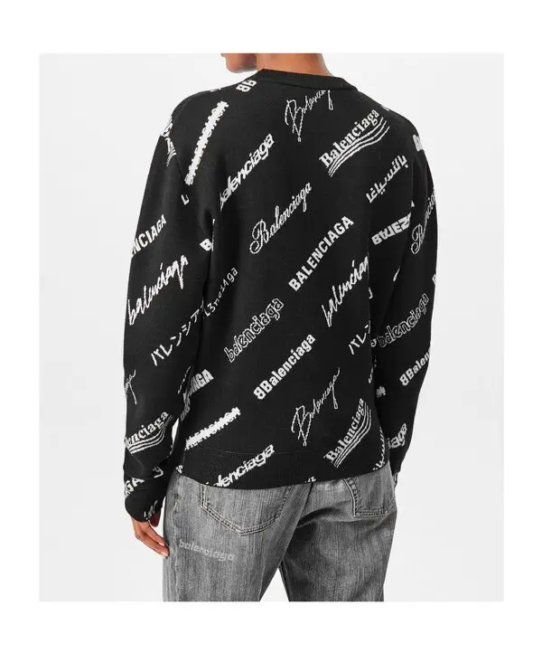 Balenciaga Logomania Crew Sweater