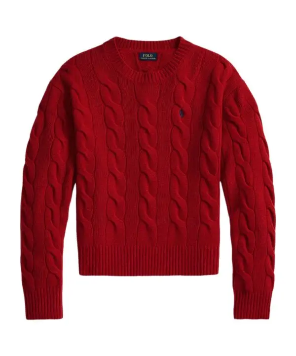 Polo Ralph Lauren Logo Knit Sweater - Red