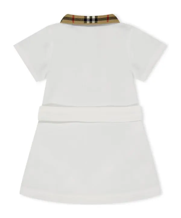 Burberry Plaid Collar Dress