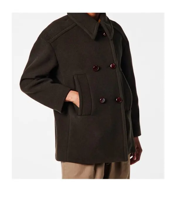 Isabel Marant Étoile Double-breasted Wool Pea Coat