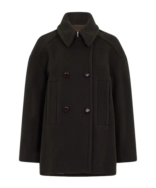 Isabel Marant Étoile Double-breasted Wool Pea Coat