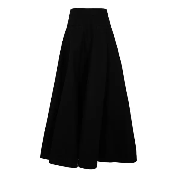 Balenciaga Pleated Maxi Skirt