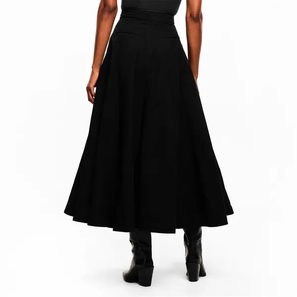 Balenciaga Pleated Maxi Skirt