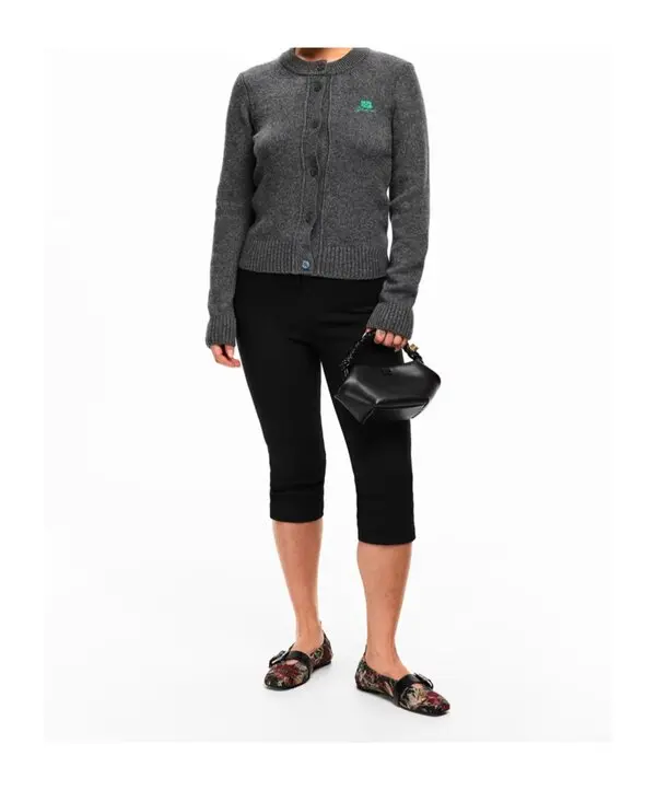 GANNI Wool Merino Cardigan