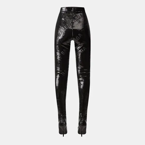 Balenciaga Over-the-knee Sequined Stiletto Boots
