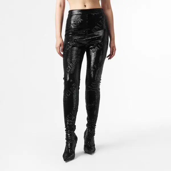 Balenciaga Over-the-knee Sequined Stiletto Boots