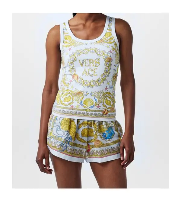 Versace Barocco Printed Tank Vest