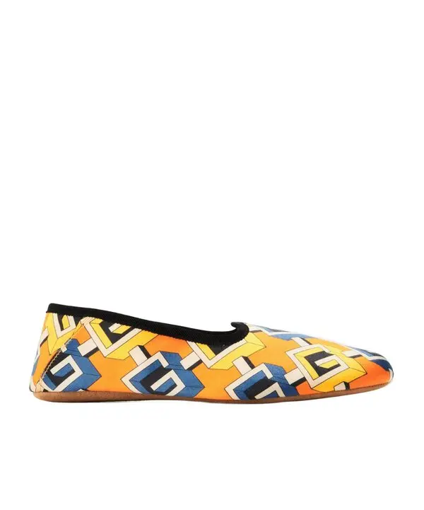 Gucci Full Fit Geometric Print Slippers